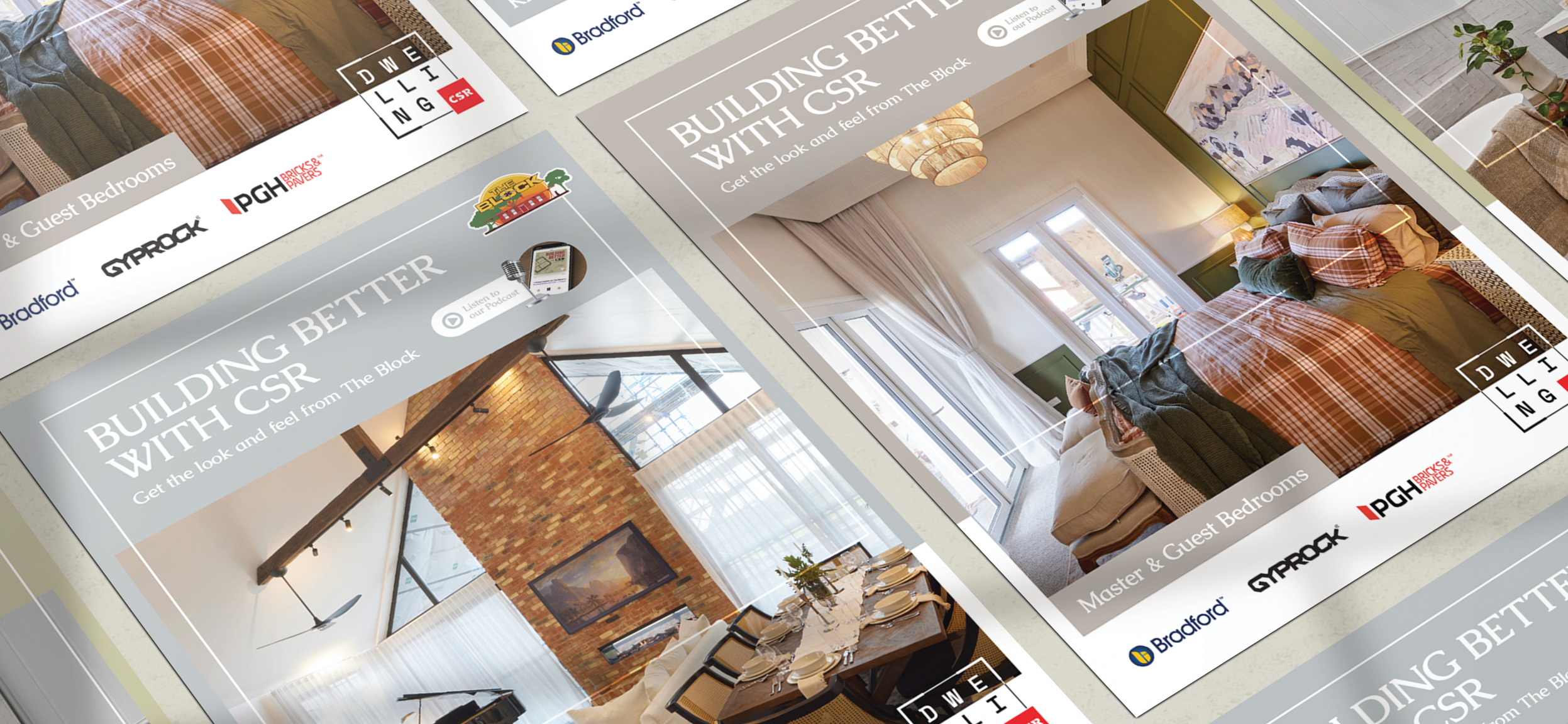 Get the look and feel from The Block - CSR Dwelling